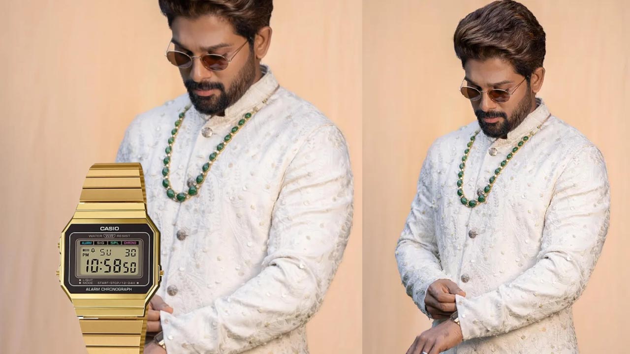 Allu arjun watch : అల్లు అర్జున్ ధరించిన వాచ్ ధర చూసి షాక్